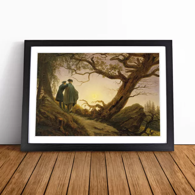 Kna Prints - 1 Pc Poster Contemplating The Moon By Caspar David ...