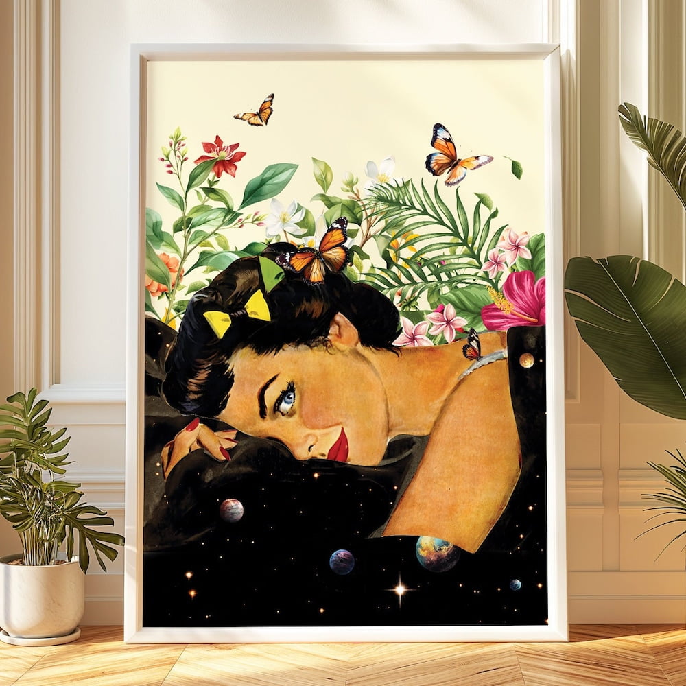 Kna Prints - 1 Pc Poster Cosmic Retro Vibes 3 Cosmic Love Art, Retro ...