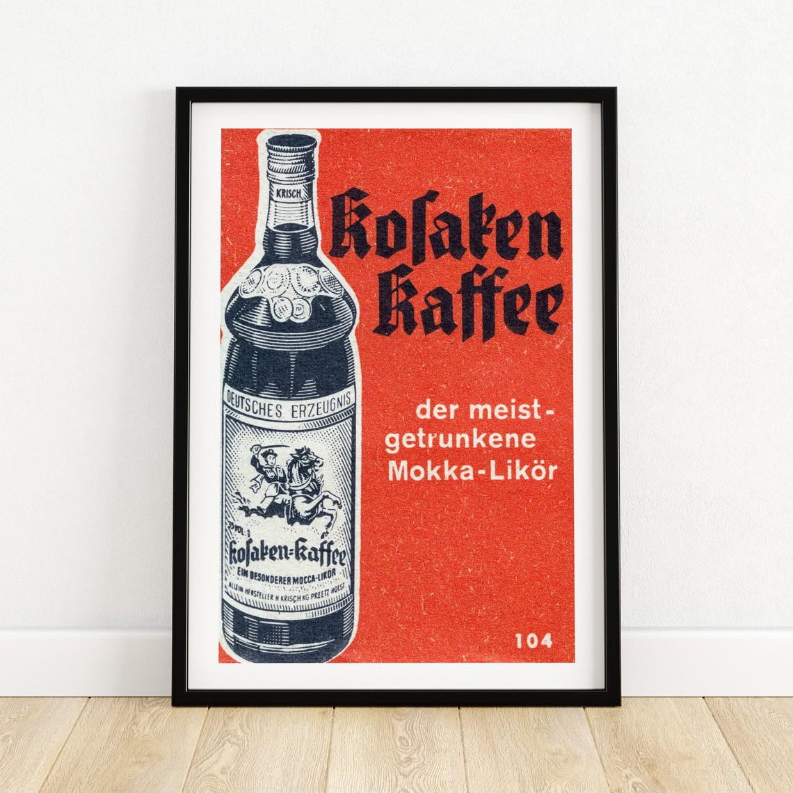 Kna Prints - 1 Pc Poster Cossack Coffee Matchbox Print Aesthetic Wall Art Vintage Eastern Europe ...