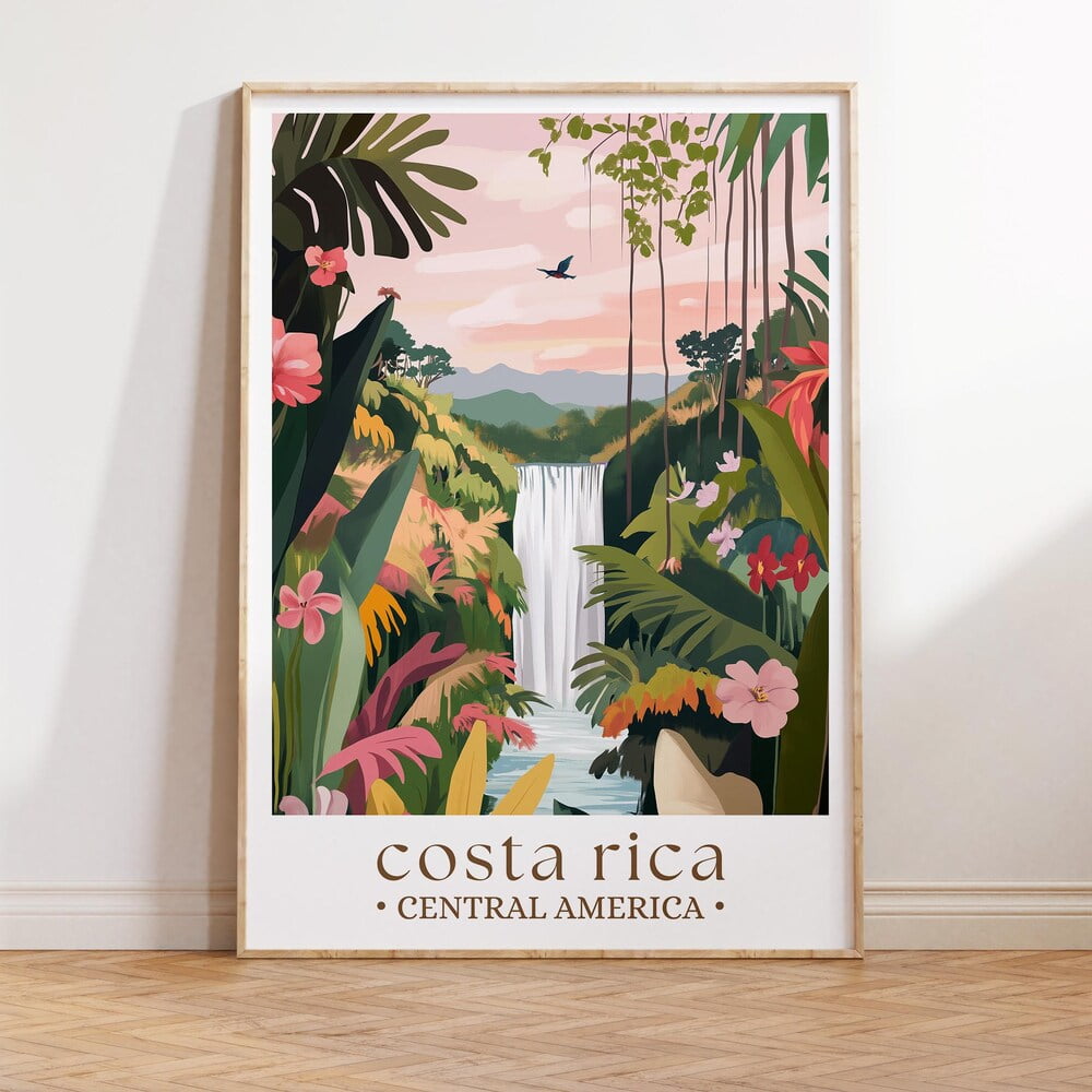 Kna Prints - 1 Pc Poster Costa Rica Travel Print - Central America ...
