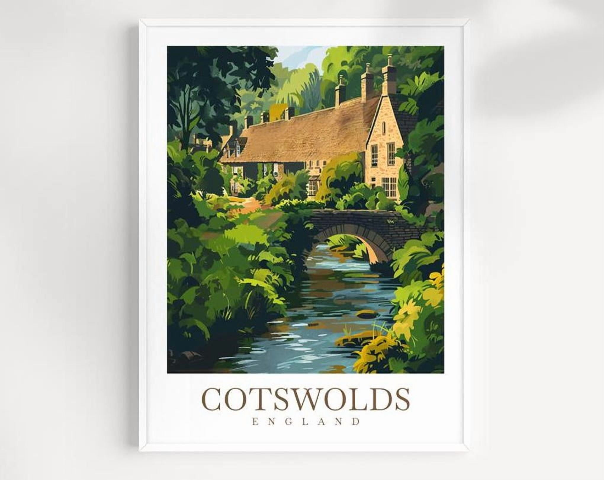 Kna Prints - 1 Pc Poster Cotswolds Print, Travel Of Cotswolds, England ...