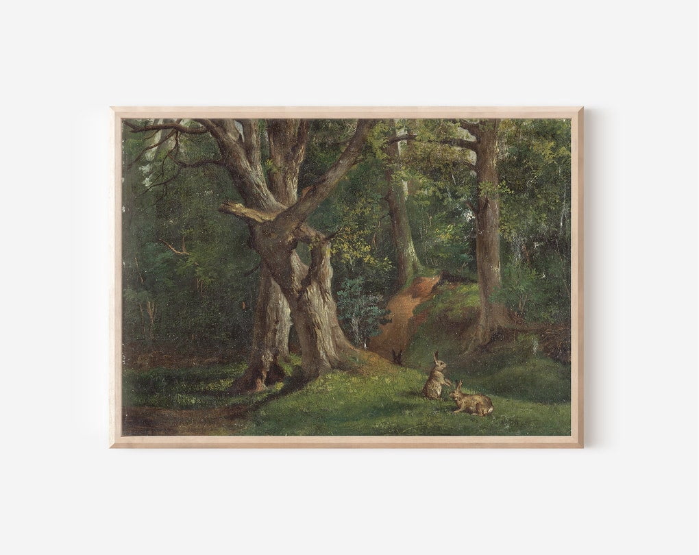 Kna Prints - 1 Pc Poster Cottage Core Decor Vintage Bnies Landscape ...