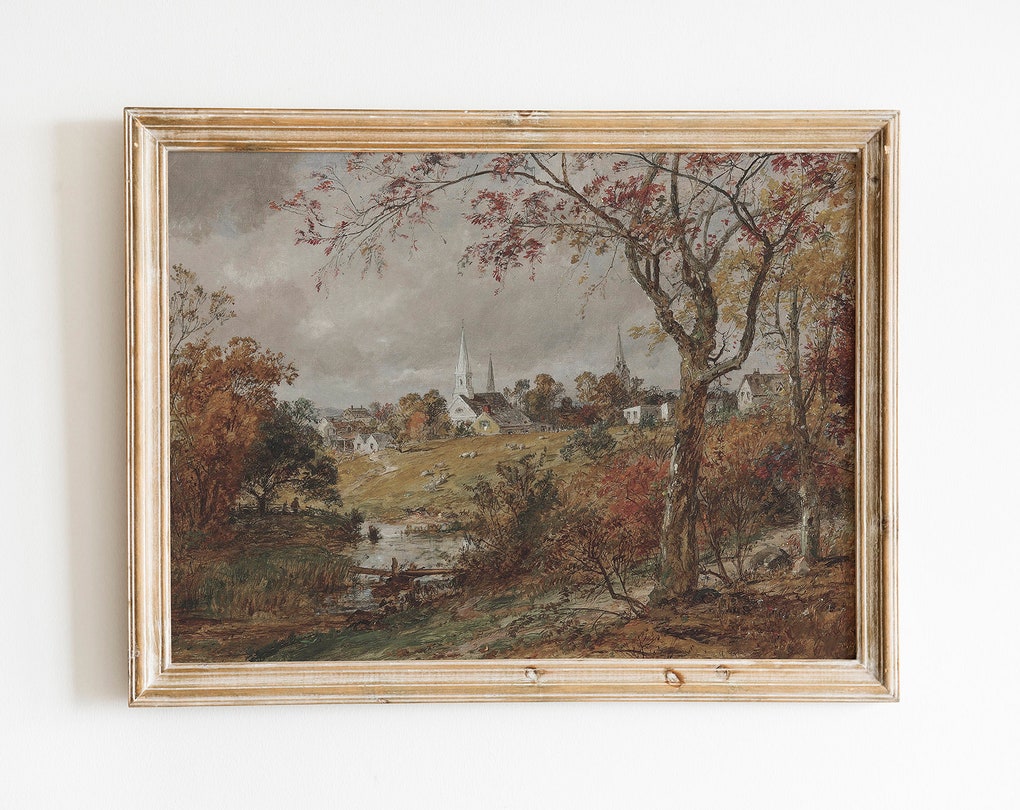 Kna Prints - 1 Pc Poster Cottage Core Decor Vintage Landscape ...