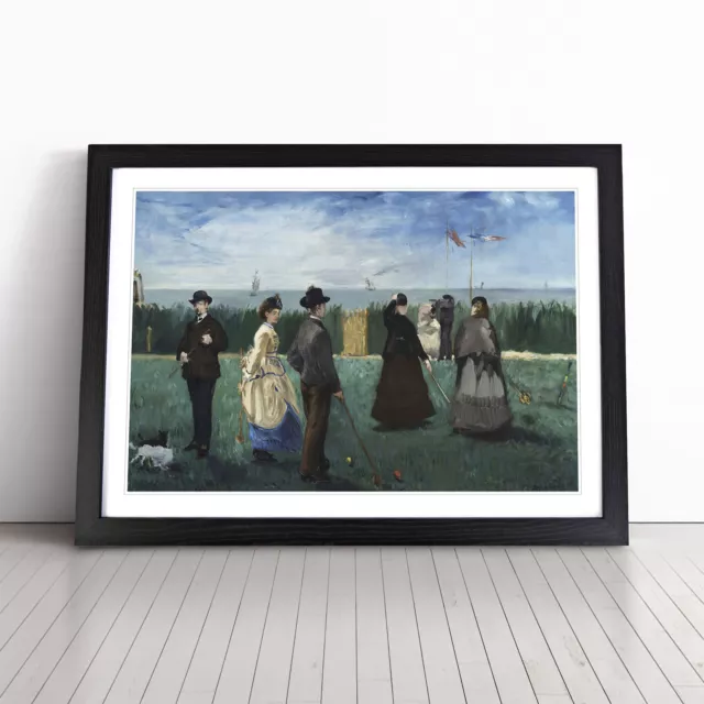 Kna Prints - 1 Pc Poster Croquet At Boulogne By Edouard Manet Wall ...