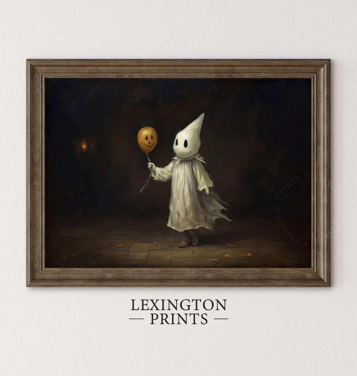 Kna Prints - 1 Pc Poster Cute Ghost Decor Vintage Decor Wall Art Ghost Balloon Art Print Dark ...