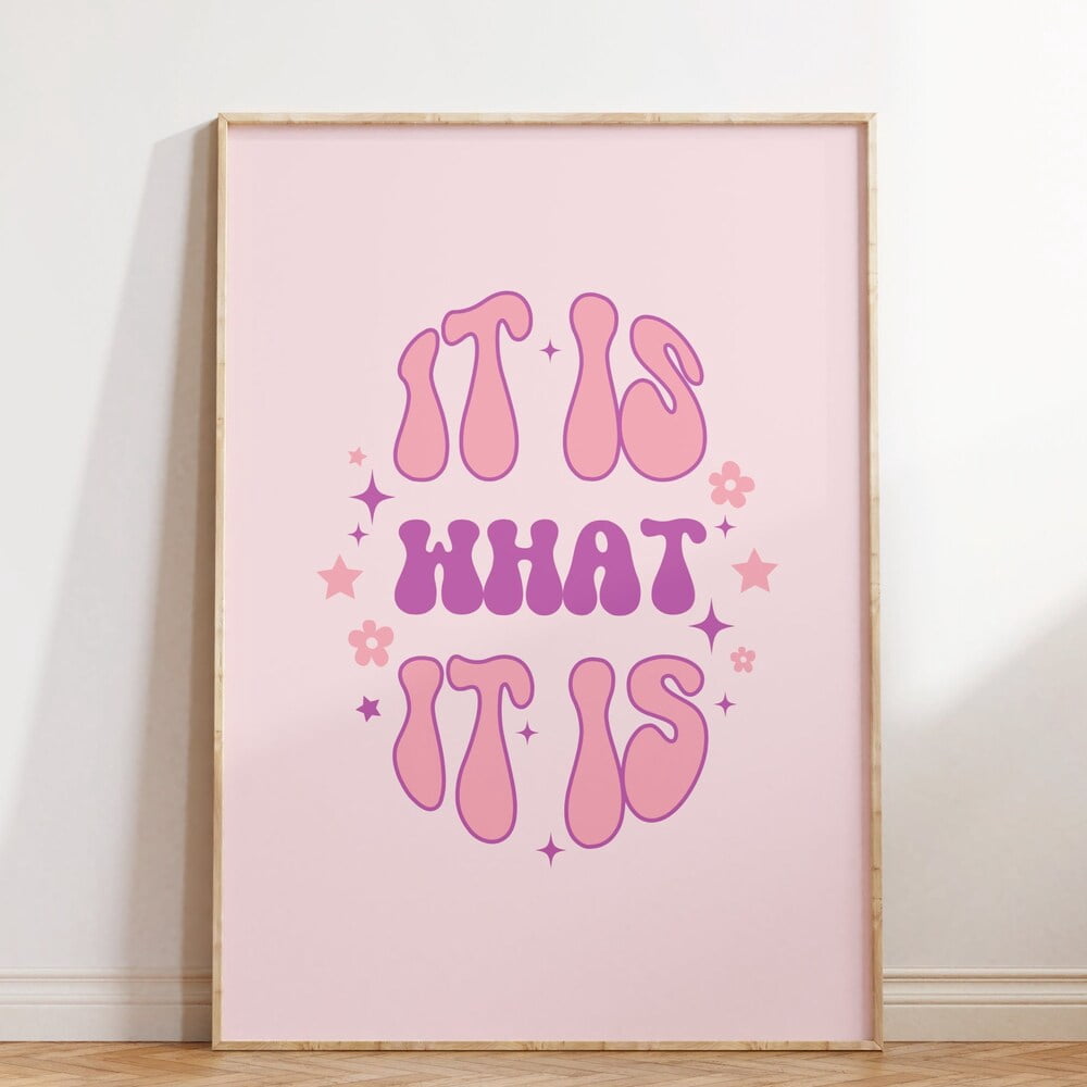 Kna Prints - 1 Pc Poster Cute Retro Groovy Print, Retro Wall Art, Retro ...