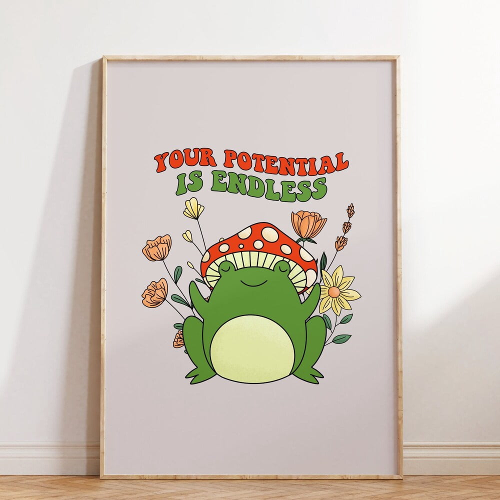 Kna Prints - 1 Pc Poster Cute Retro Wall Print, Inspirational Poster ...