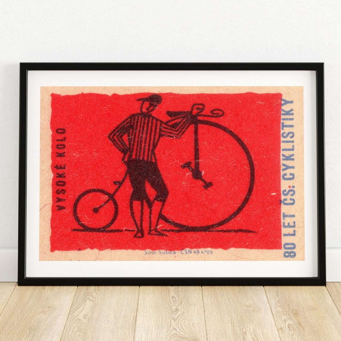 Kna Prints - 1 Pc Poster Cycling Enthusiast Art Print Vintage Bicycle ...