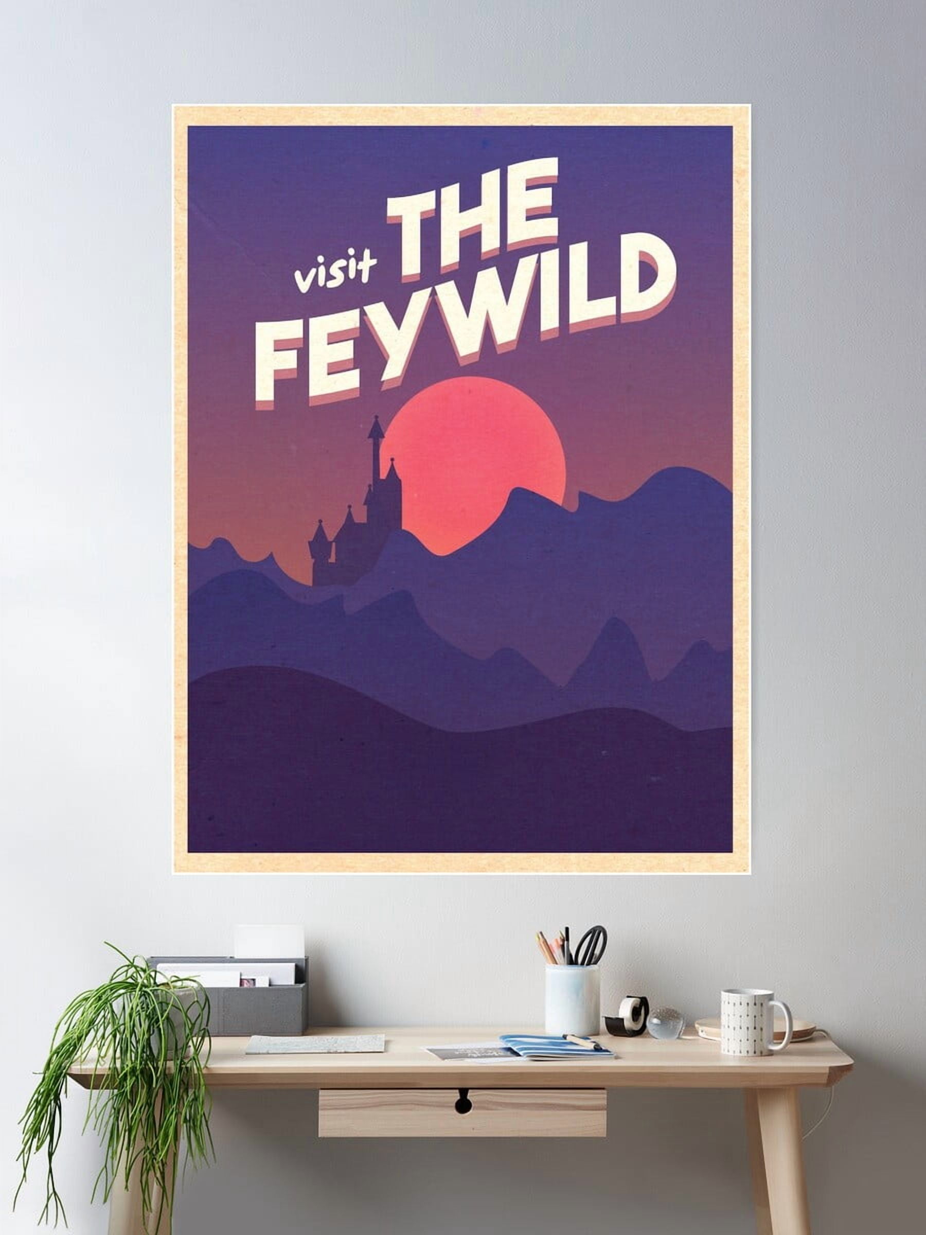 Kna Prints - 1 Pc Poster D&D Visit The Feywild, UNFRAMED-16x24 ...