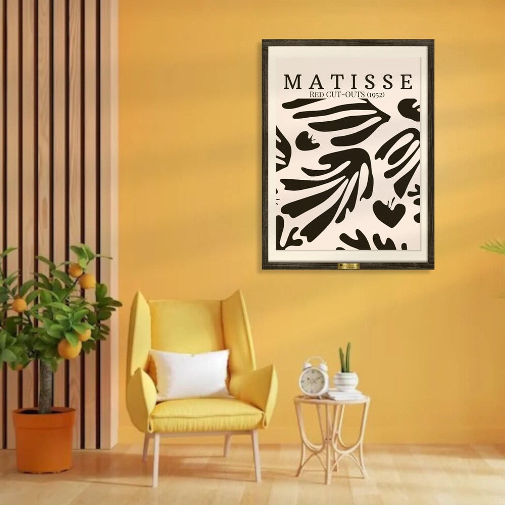 Kna Prints - 1 Pc Poster D Wall Art Of Henri Matisse Red Cut-Outs 1952 ...