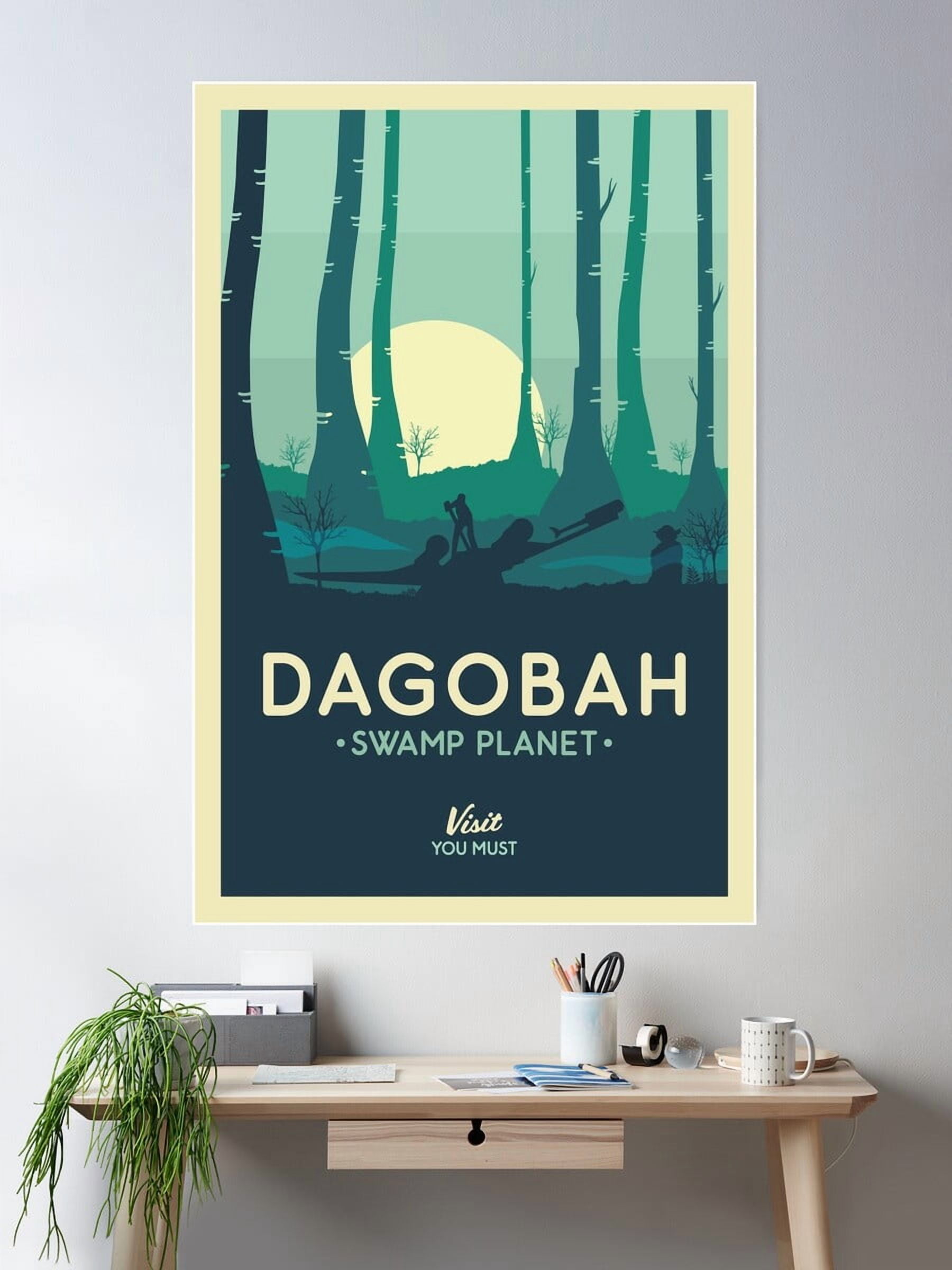 Kna Prints - 1 Pc Poster Dagobah, Swamp Planet, UNFRAMED-24x36 ...