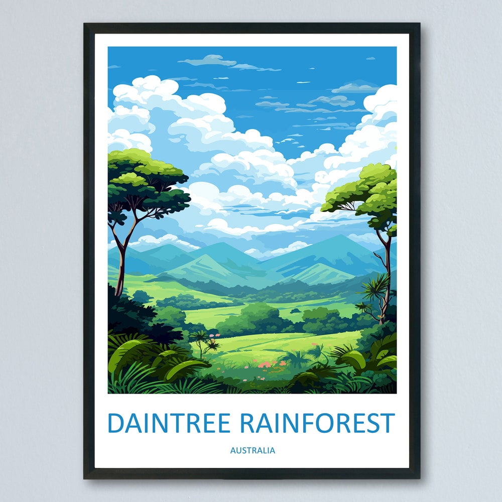 Kna Prints - 1 Pc Poster Daintree Rainforest Travel Wall Art Daintree ...