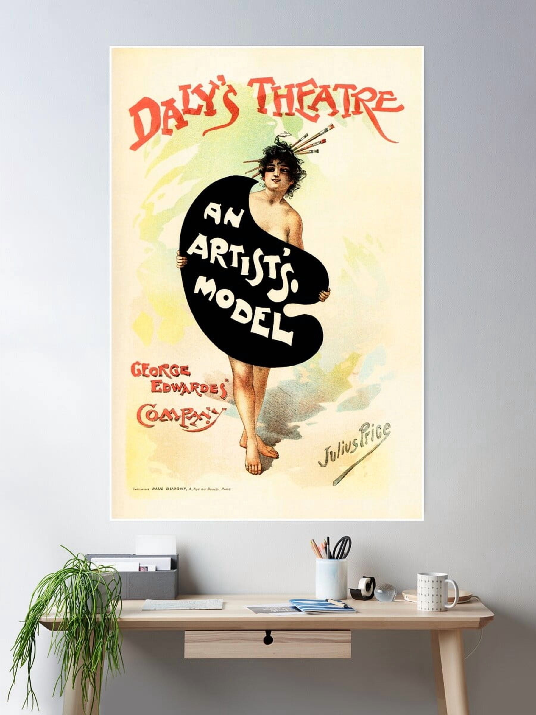 Kna Prints - 1 Pc Poster Daly'S Theatre By Julius Price French Art ...