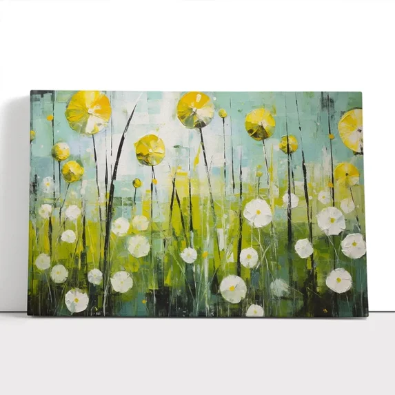Kna Prints - 1 Pc Poster Dandelion Palette Knife Wall Art Poster Home ...