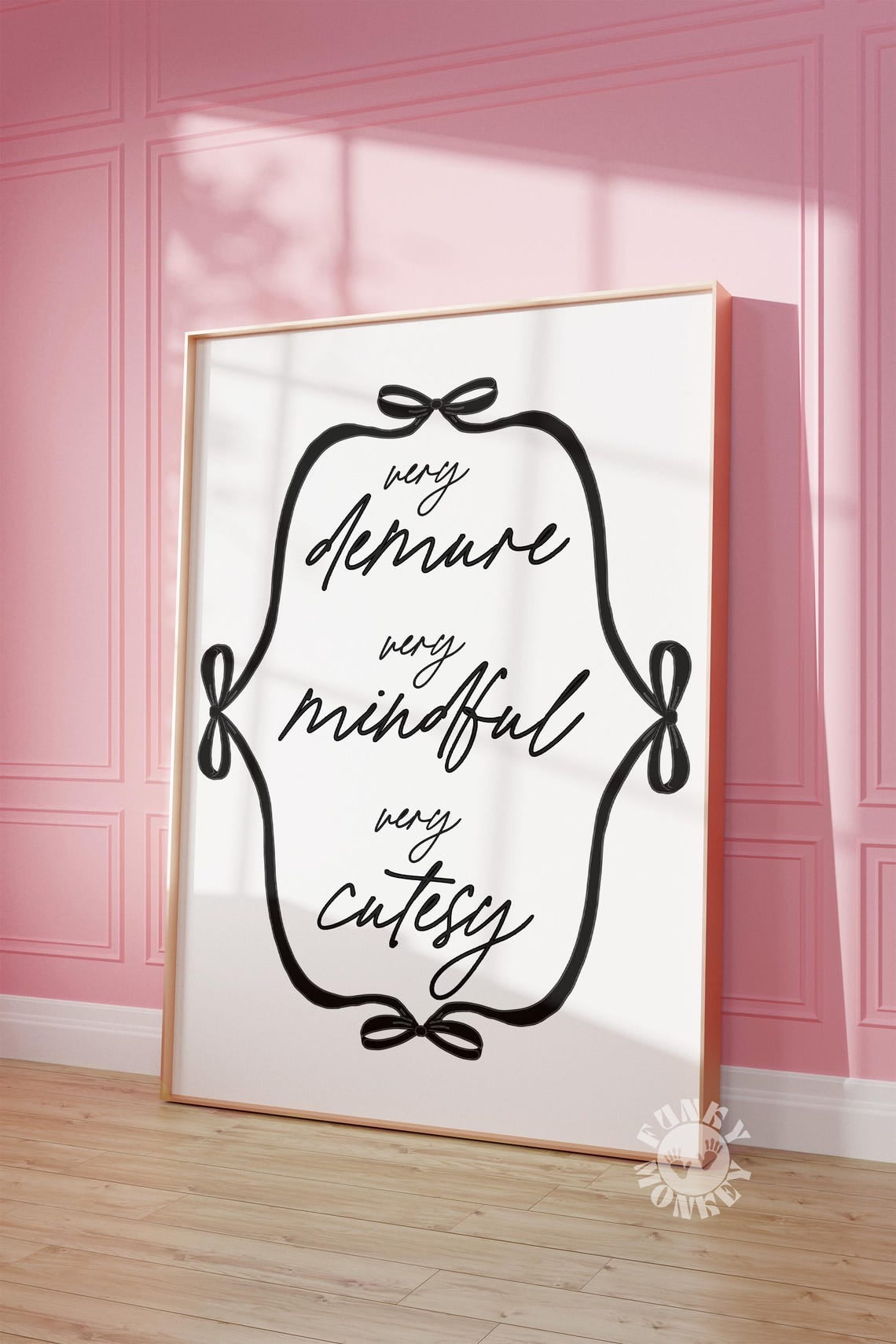 Kna Prints - 1 Pc Poster Very Demure Very Mindful Wall Art Print ...