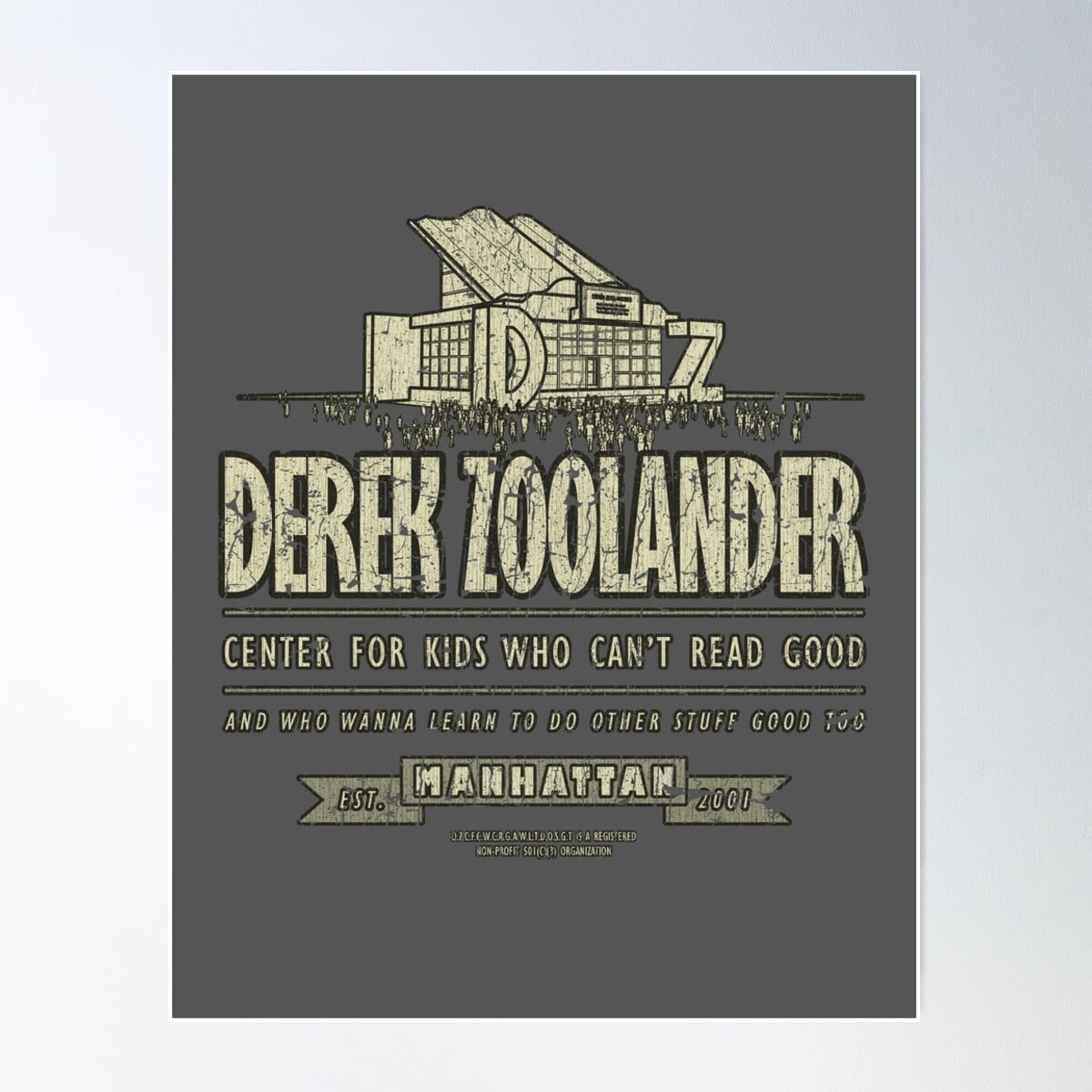 Kna Prints - 1 Pc Poster Derek Zoolander Center, UNFRAMED-24x36 ...