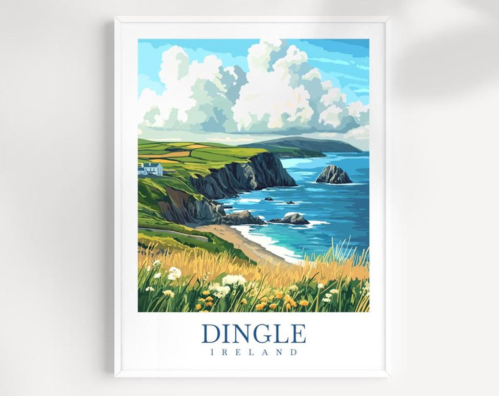 Kna Prints - 1 Pc Poster Dingle Ireland Travel Print Wall ...