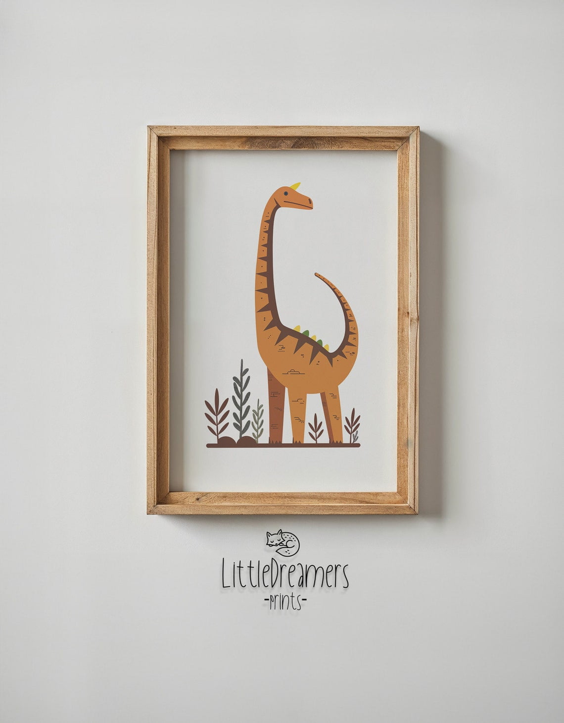 Kna Prints - 1 Pc Poster Dinosaur Nursery Wall Art, Kids Room Decor ...