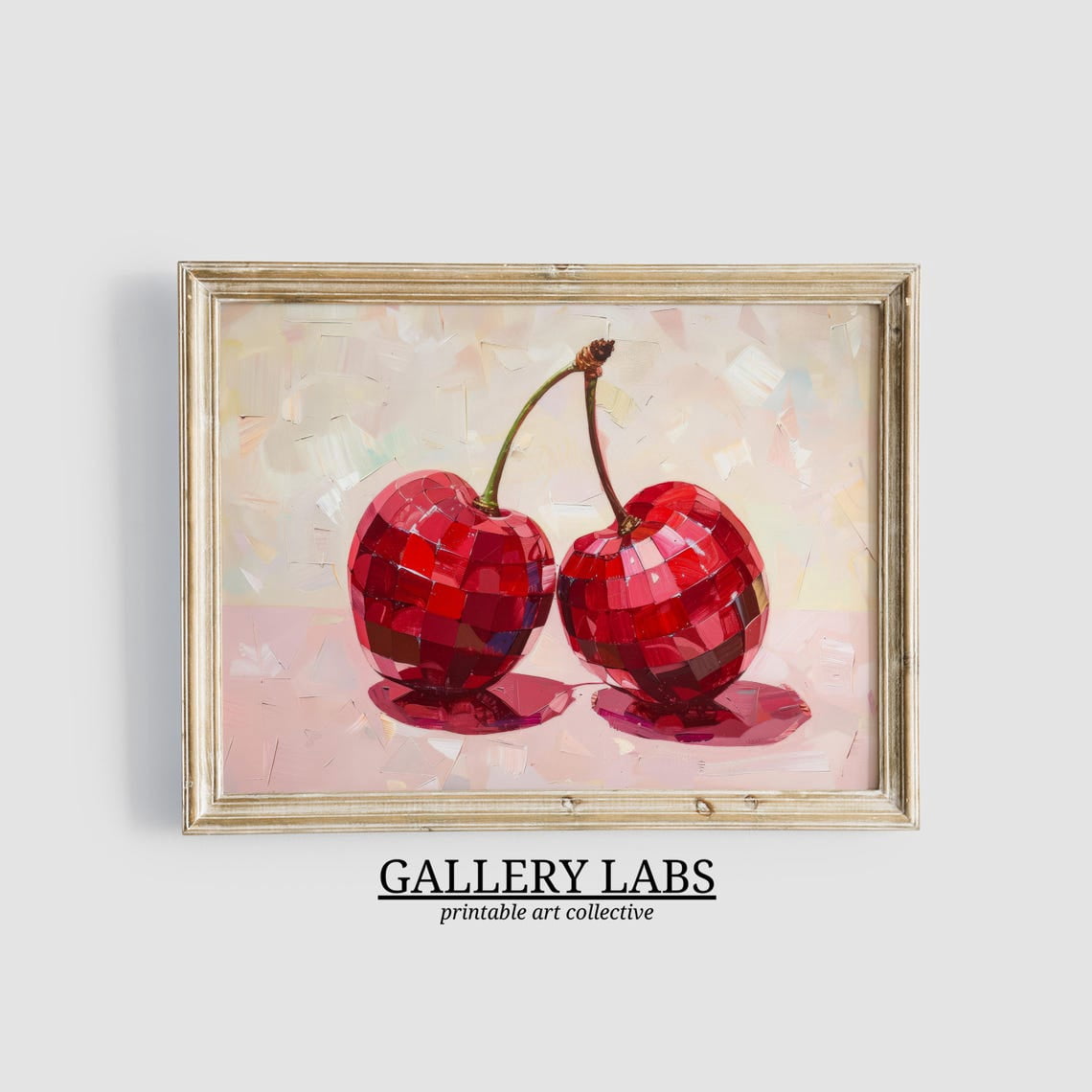 Kna Prints - 1 Pc Poster Disco Cherries Print€¢ Trendy Wall Art€¢ Bar ...