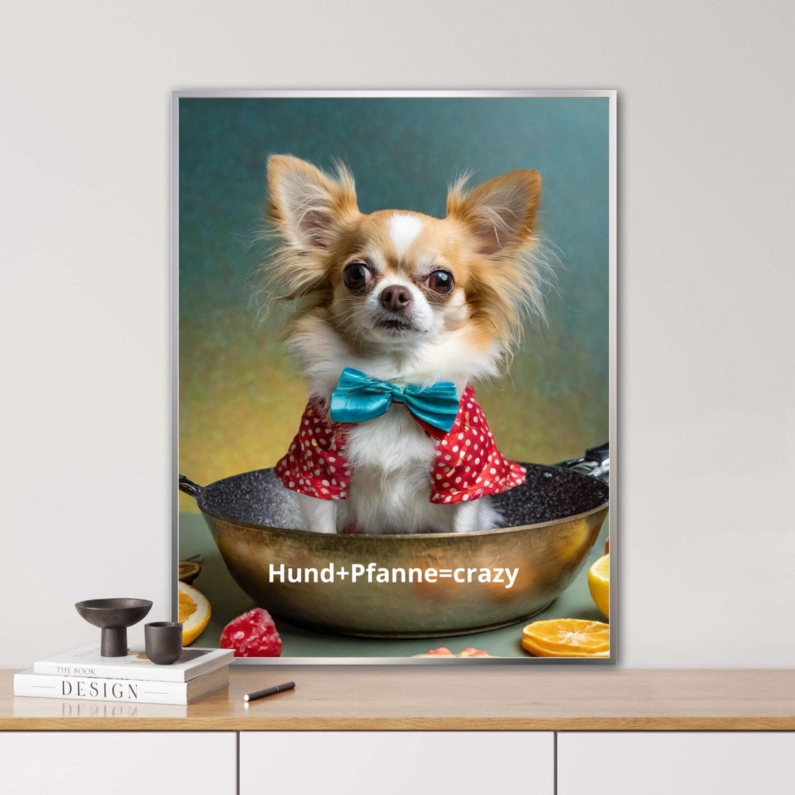 Kna Prints - 1 Pc Poster The Dog In The Pan, Ai Generated, Fny Saying ...