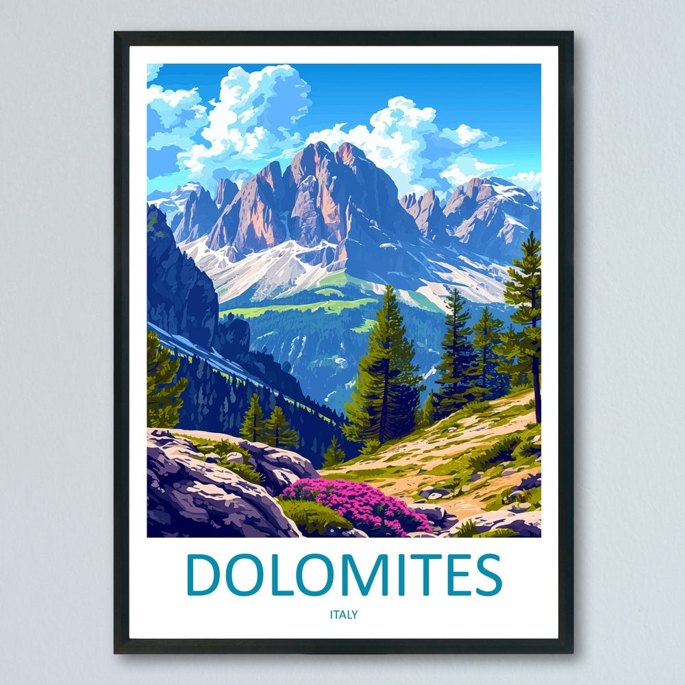 Kna Prints - 1 Pc Poster Dolomites Travel Dolomites Home Décor ...