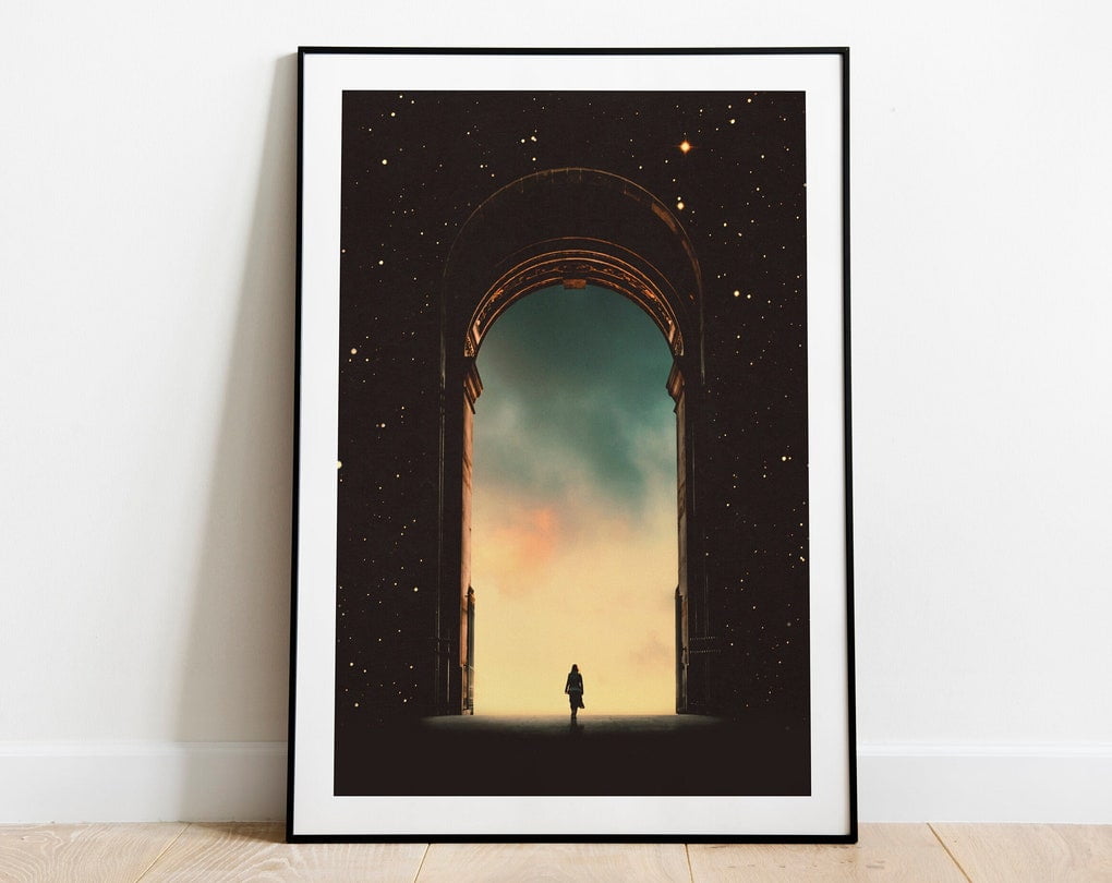 Kna Prints - 1 Pc Poster Dream Portal Retro Futuristic Collage Vintage ...