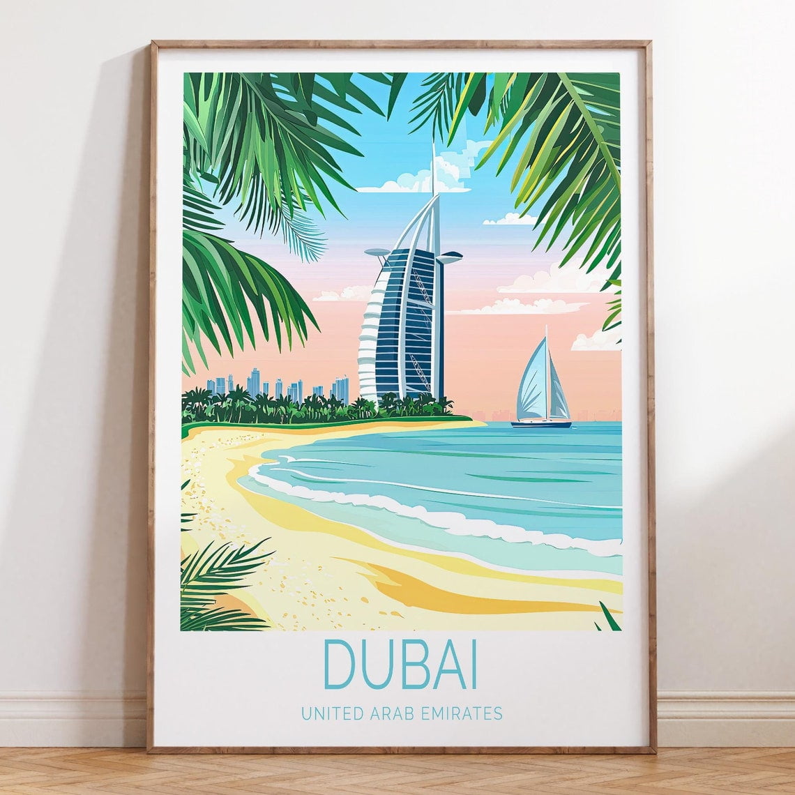 Kna Prints - 1 Pc Poster Dubai Travel , Dubai Ited Arab Emirates Wall ...