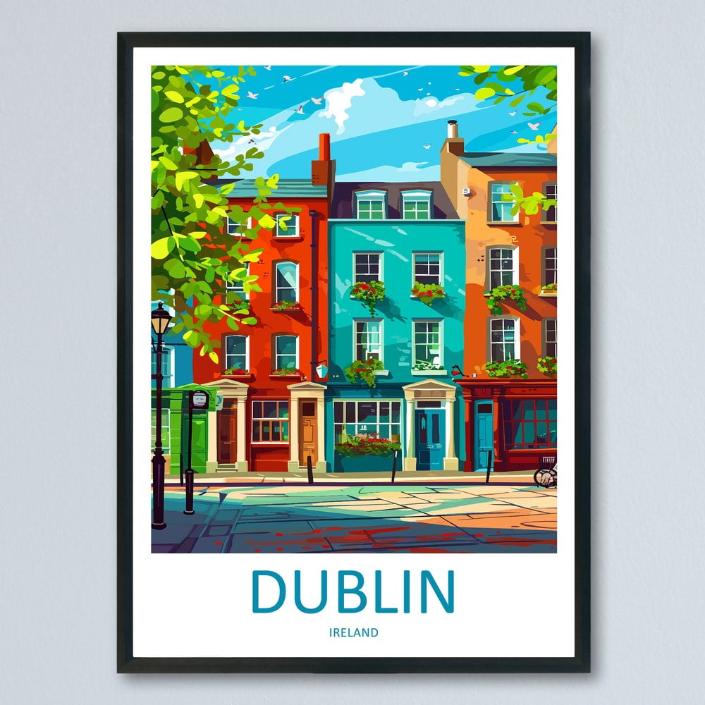 Kna Prints - 1 Pc Poster Dublin Skyline Dublin Home Decor Skyline City ...