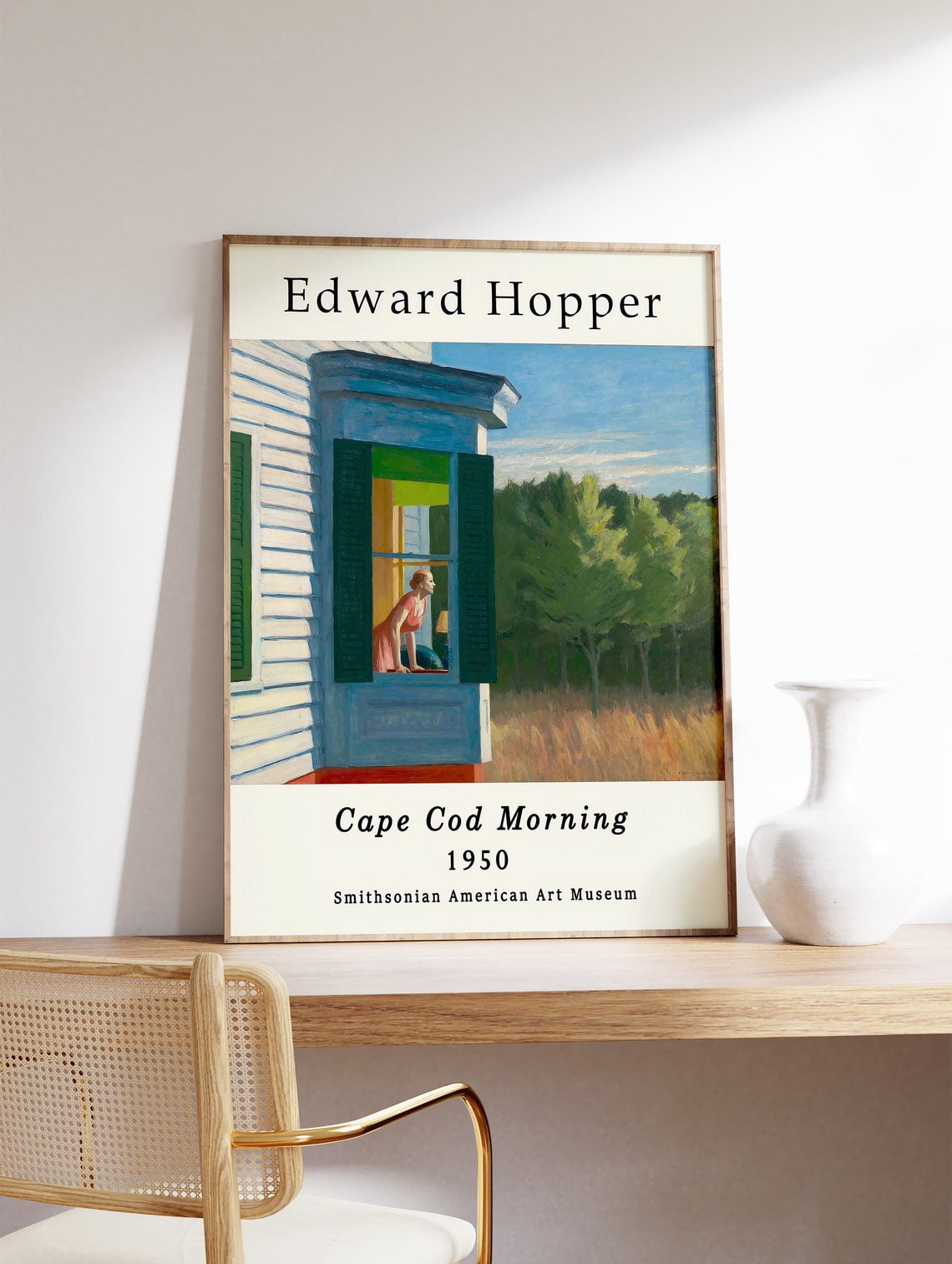Kna Prints - 1 Pc Poster Edward Hopper Exhibition , Cape Cod Morning ...