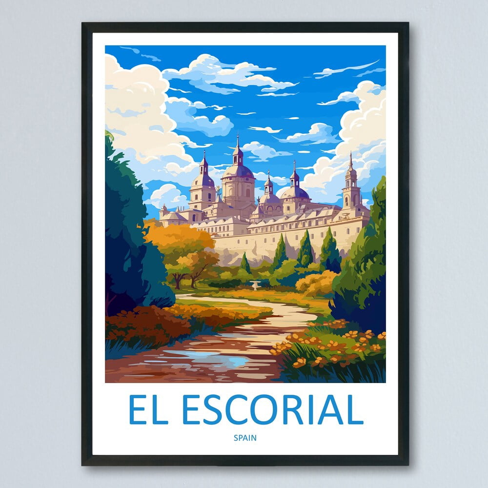 Kna Prints - 1 Pc Poster El Escorial Travel Wall Art El Escorial Wall ...