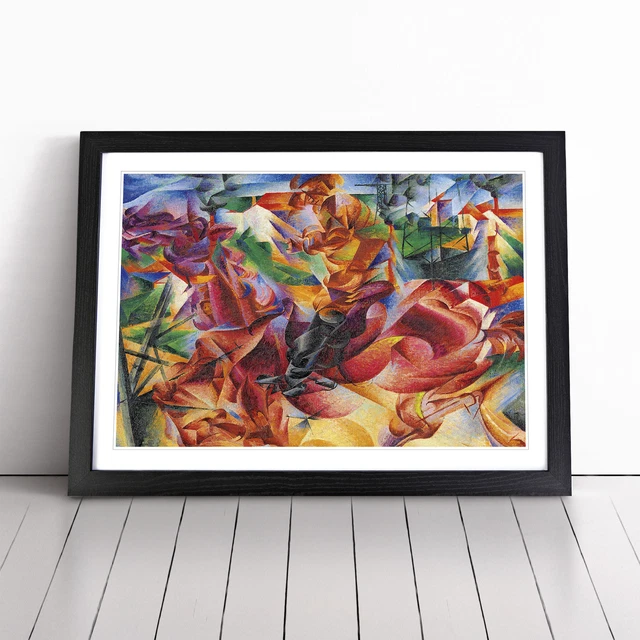 Kna Prints - 1 Pc Poster Elasticity By Umberto Boccioni Wall Poster ...