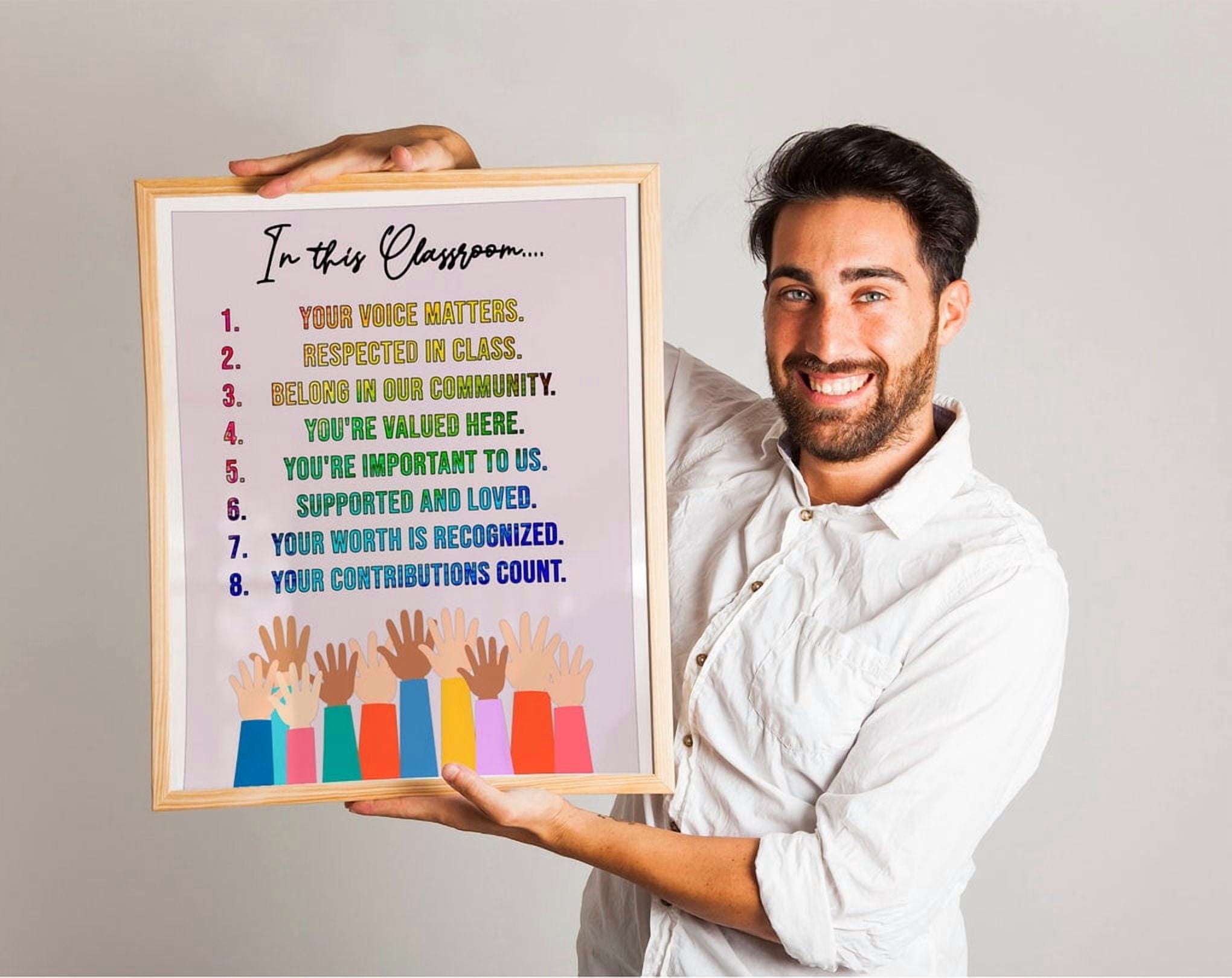 Kna Prints - 1 Pc Poster Encouraging Classroom Art, Encouraging Child ...