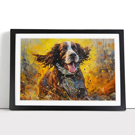 Kna Prints - 1 Pc Poster English Springer Spaniel Action Wall Art ...