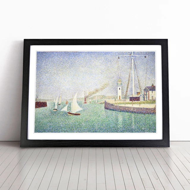 Kna Prints - 1 Pc Poster Entrance Of The Port Of Honfleur By Georges ...