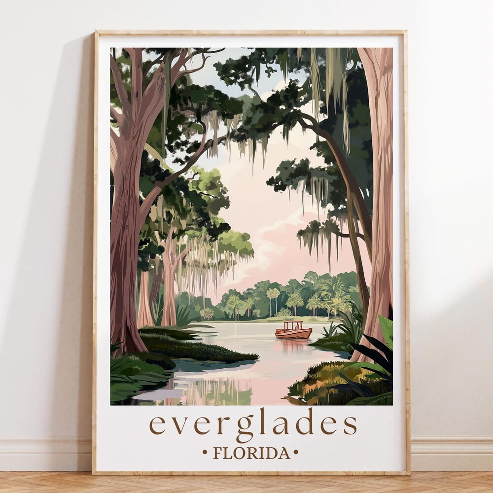 Kna Prints - 1 Pc Poster Everglades Wildlife Florida Travel Poster ...