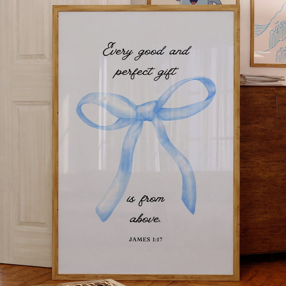 Kna Prints - 1 Pc Poster Every Good And Perfect Gift Printable, James 1 ...