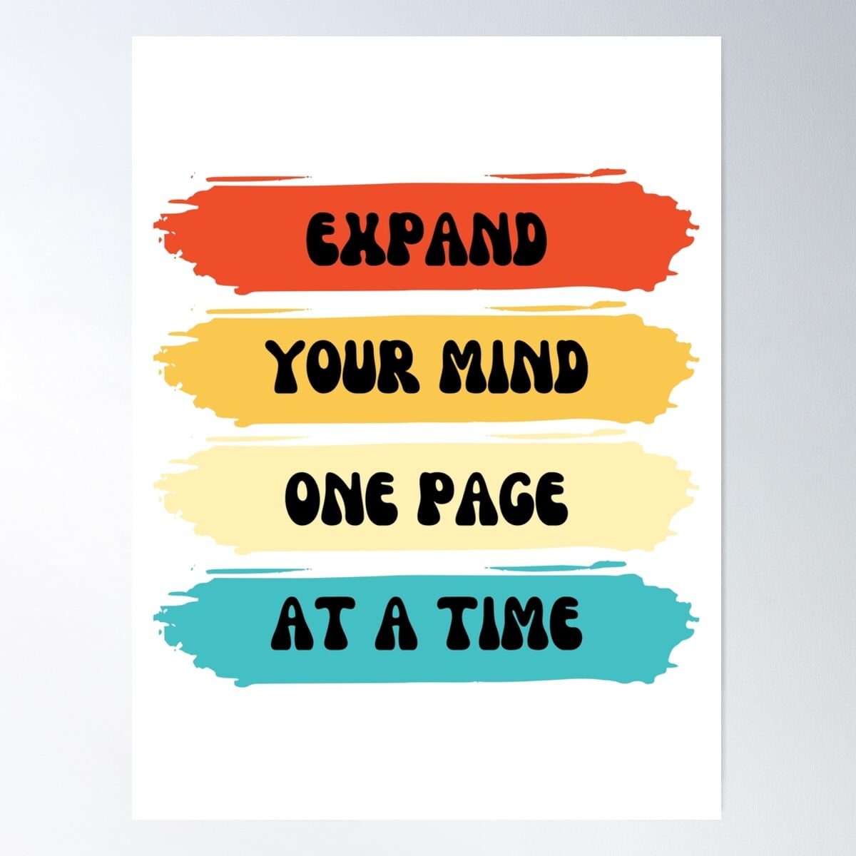 Kna Prints - 1 Pc Poster Expand Your Mind One Page At A Time ...