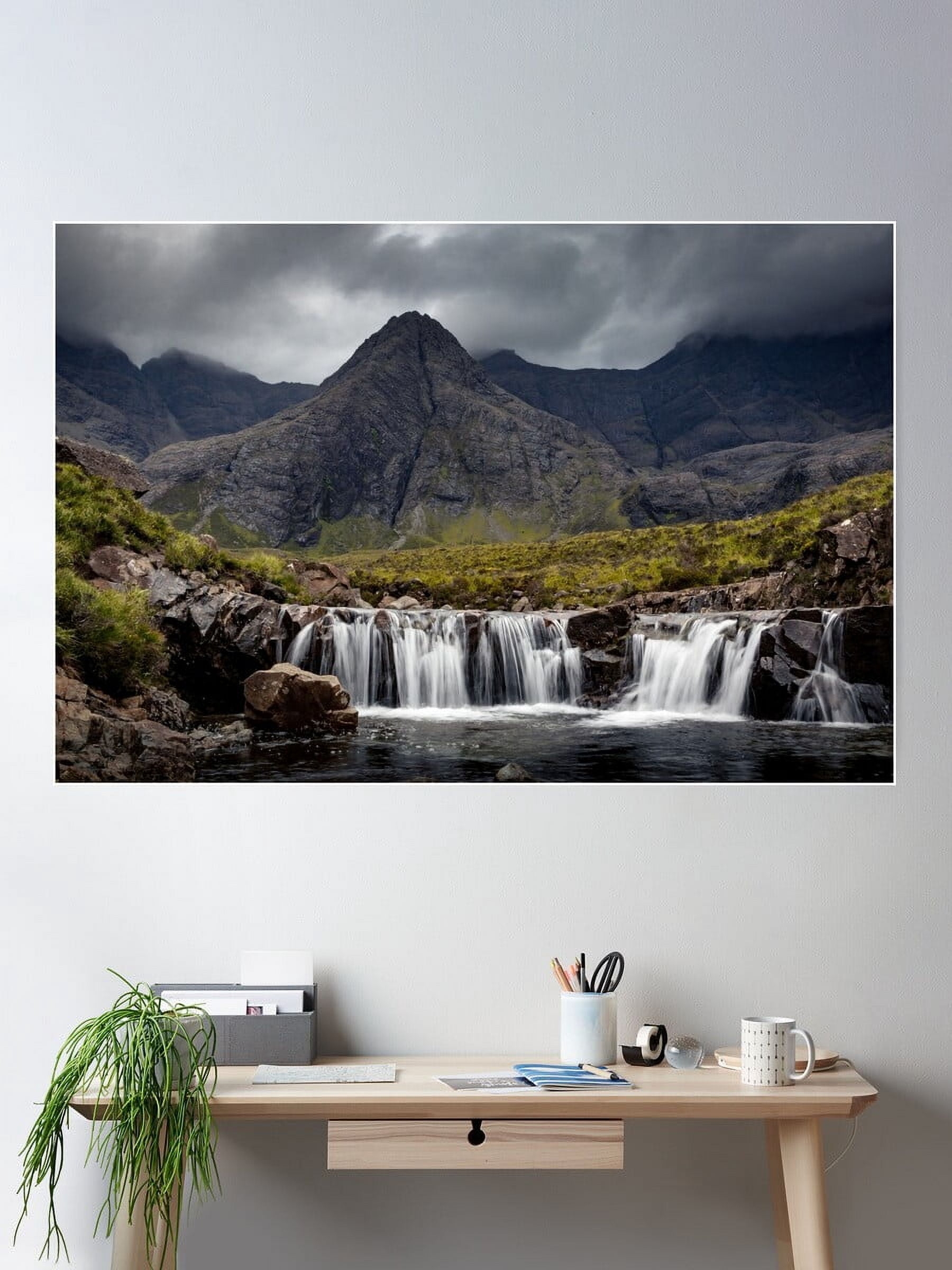 Kna Prints - 1 Pc Poster Fairy Pools On Isle Of Skye Scotland, UNFRAMED ...