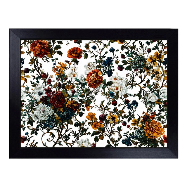 Kna Prints - 1 Pc Poster Fancy Floral Art Vol.4, UNFRAMED-8x12 ...