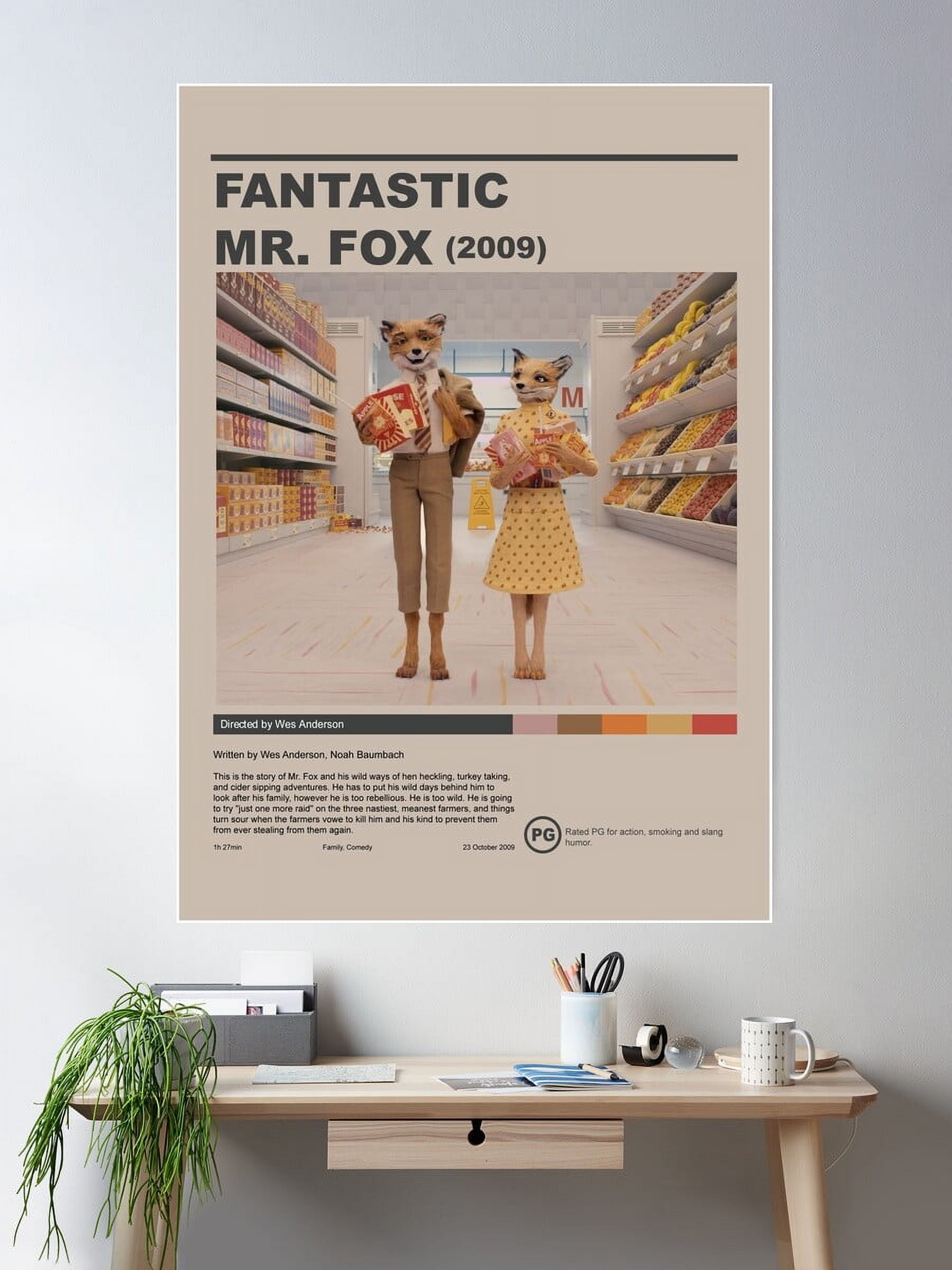 Kna Prints - 1 Pc Poster Fantastic Mr. Fox (2009) Mr. & Mrs Fox ...