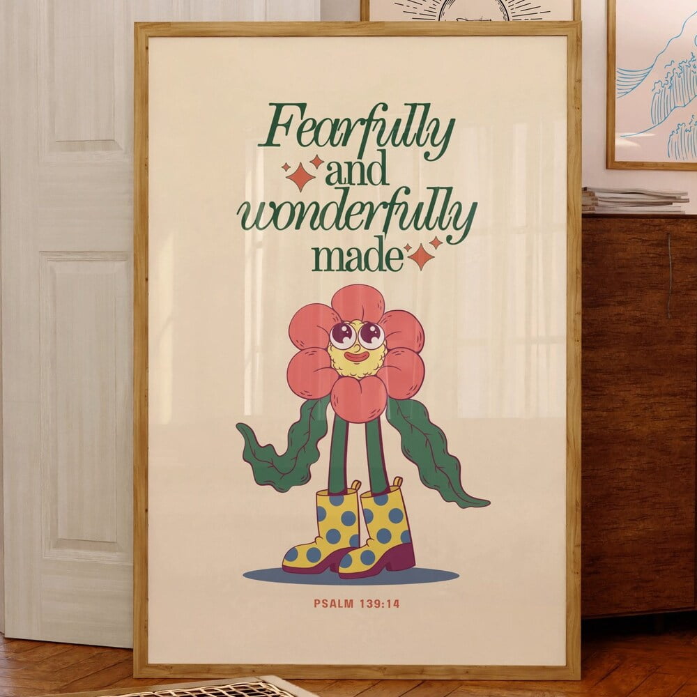 Kna Prints - 1 Pc Poster Fearfully And Wonderfully Made Printable ...