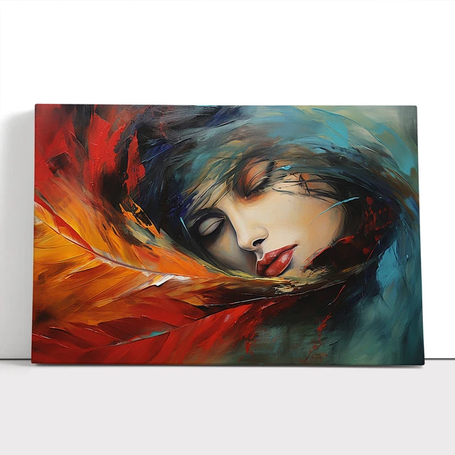 Kna Prints - 1 Pc Poster Feather Contemporary No.2 Wall Art Poster Home ...