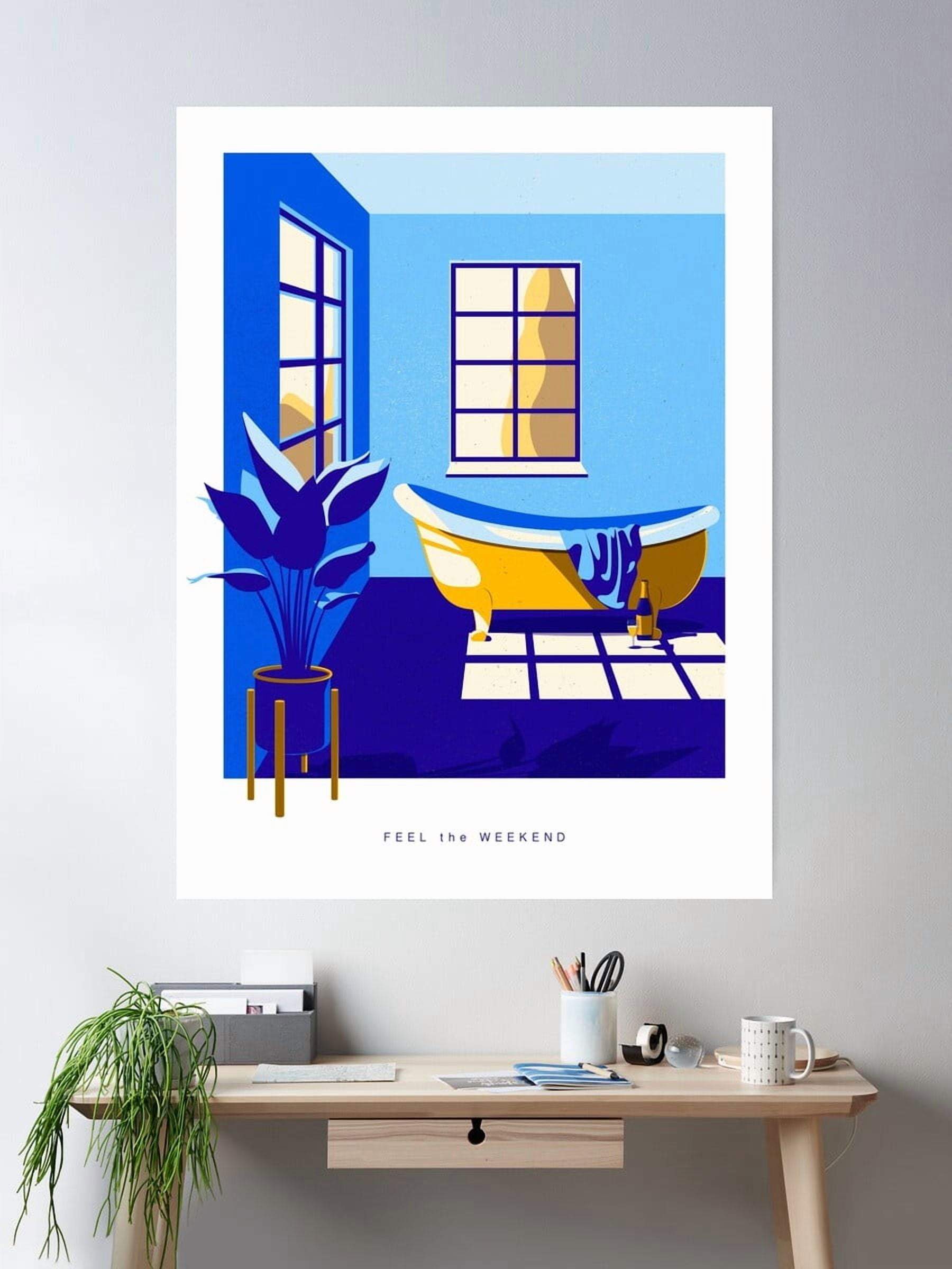 Kna Prints - 1 Pc Poster Feel The Weekend, UNFRAMED-12x18 - Walmart.com