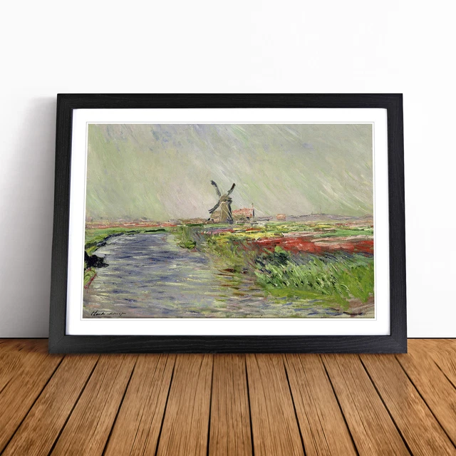 Kna Prints - 1 Pc Poster Field Of Tulips, Holland By Claude Monet Wall ...