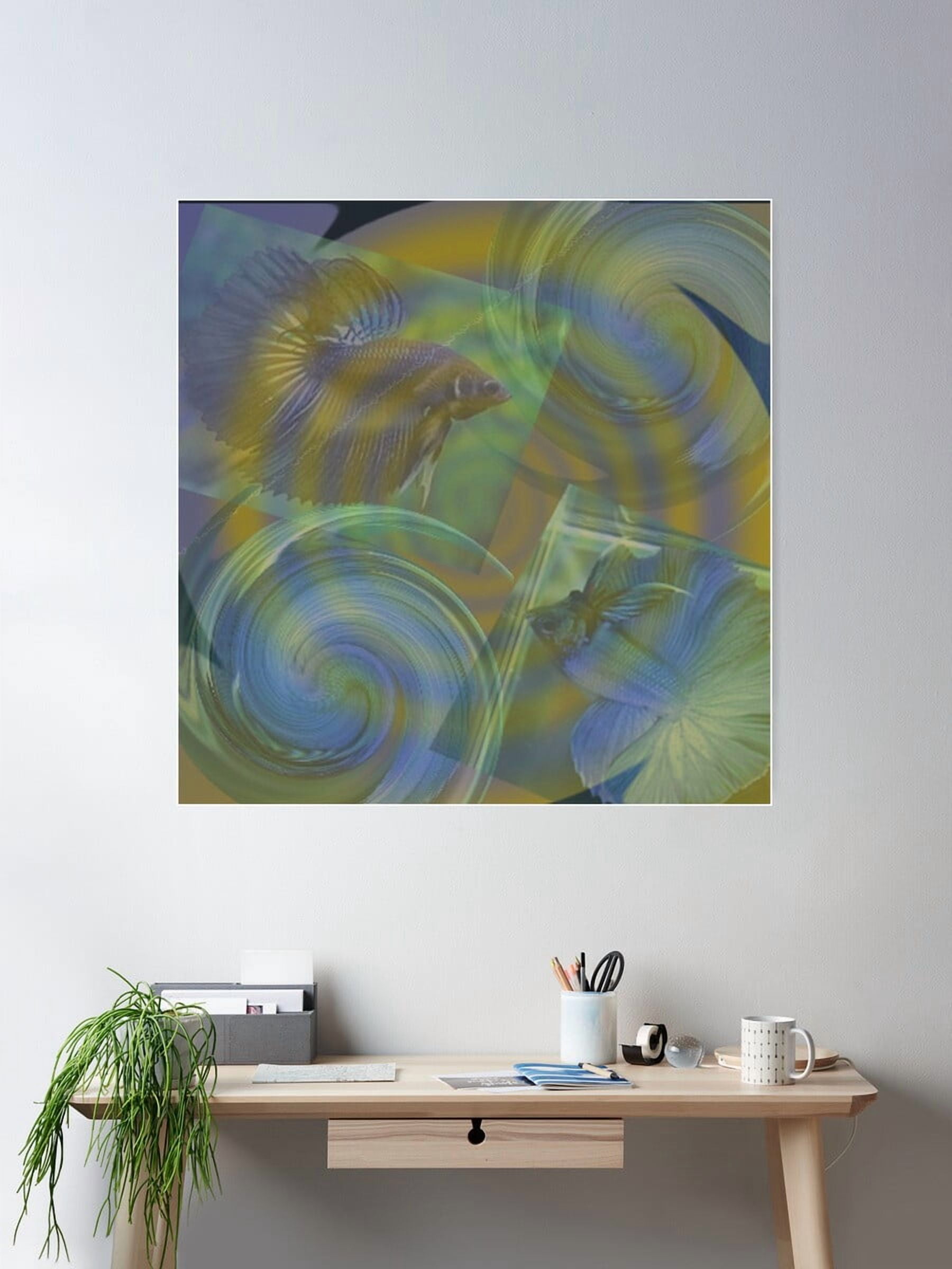 Kna Prints - 1 Pc Poster Fishy Swishy, UNFRAMED-12x18 - Walmart.com