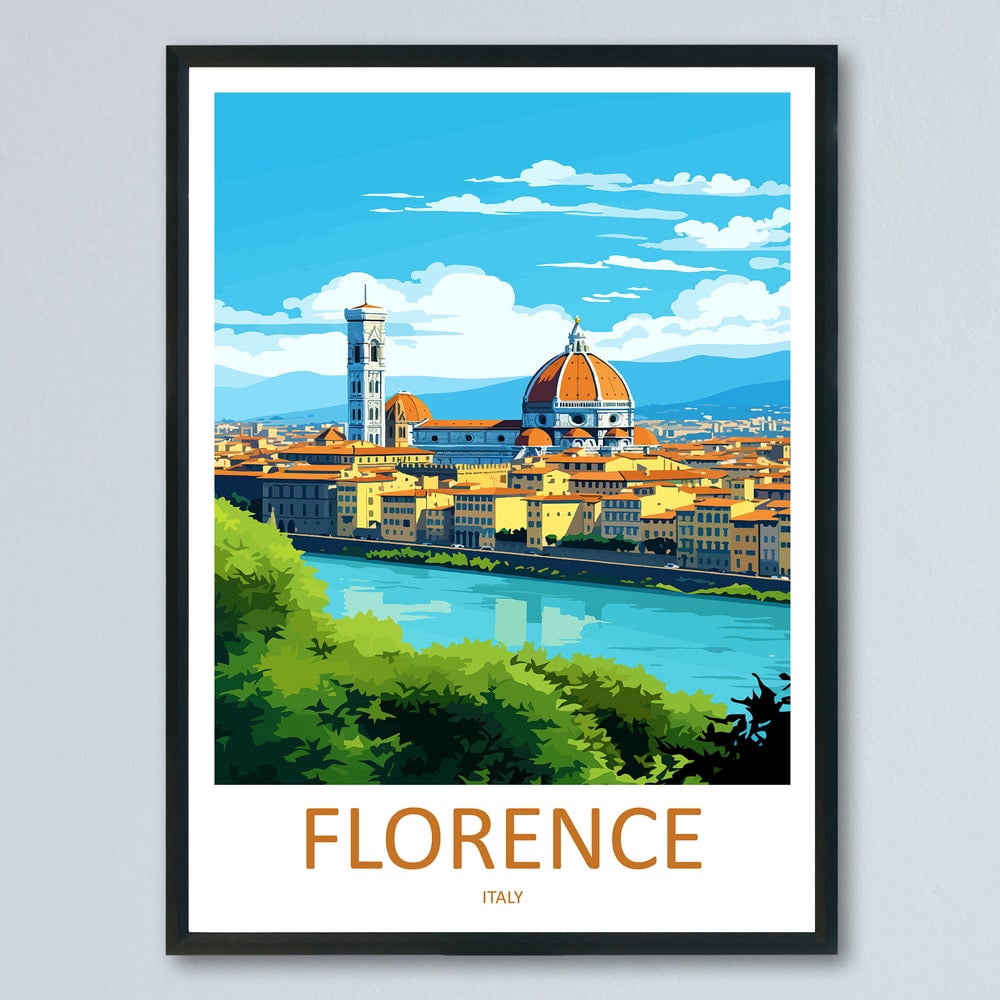 Kna Prints - 1 Pc Poster Florence Travel Wall Art Florence Italy Wall ...
