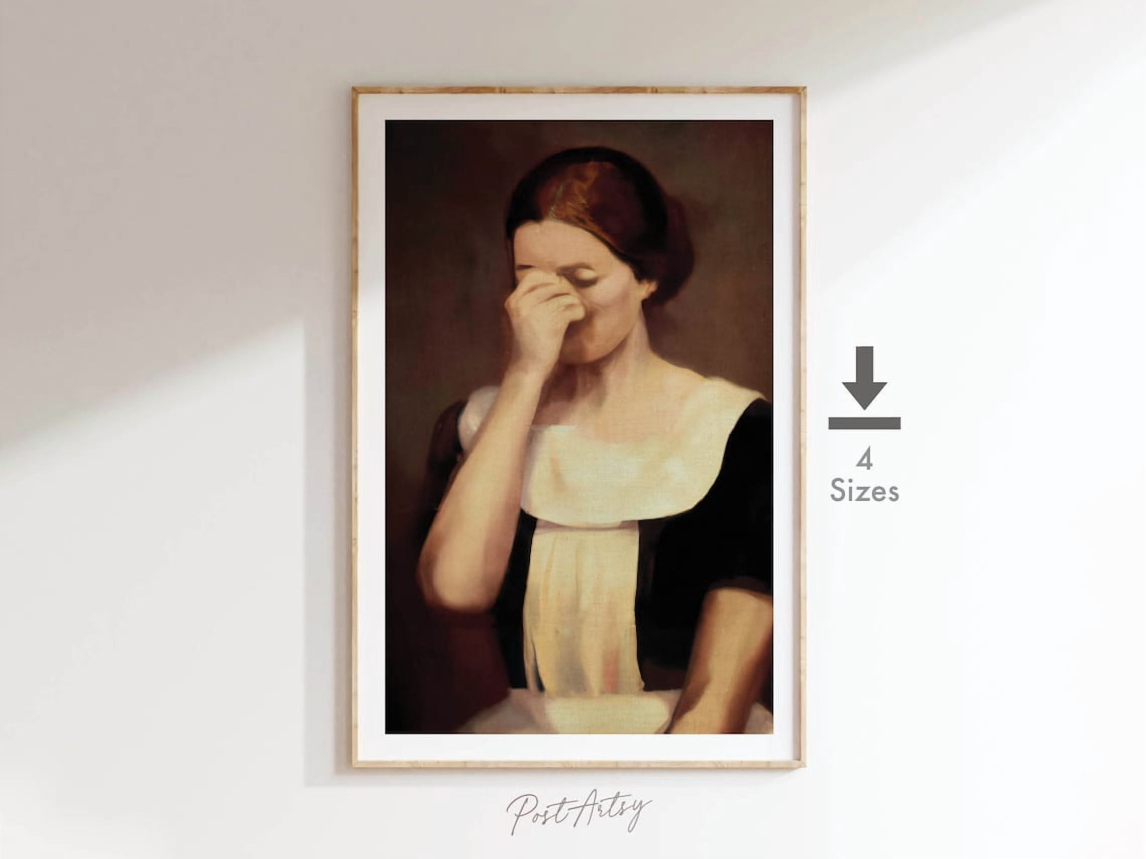 Kna Prints - 1 Pc Poster Fny Bathroom Art Wall Decor Woman Painting ...