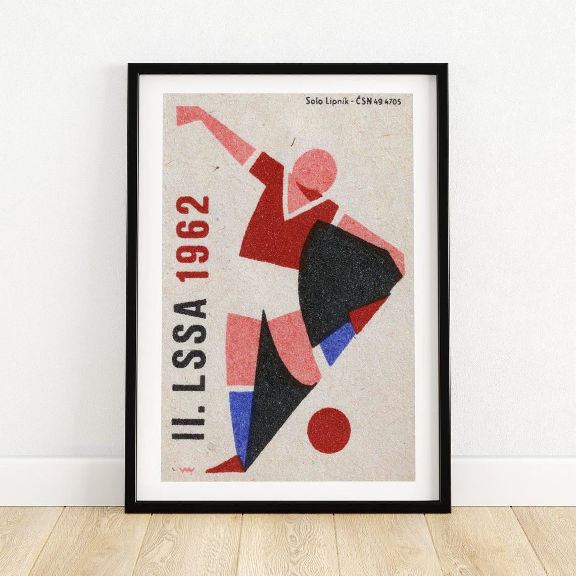 Kna Prints - 1 Pc Poster Football Player Kicking Ball Matchbox Print ...