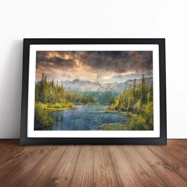 Kna Prints - 1 Pc Poster Forest And Lake Vol.4 Wall Poster Decor ...