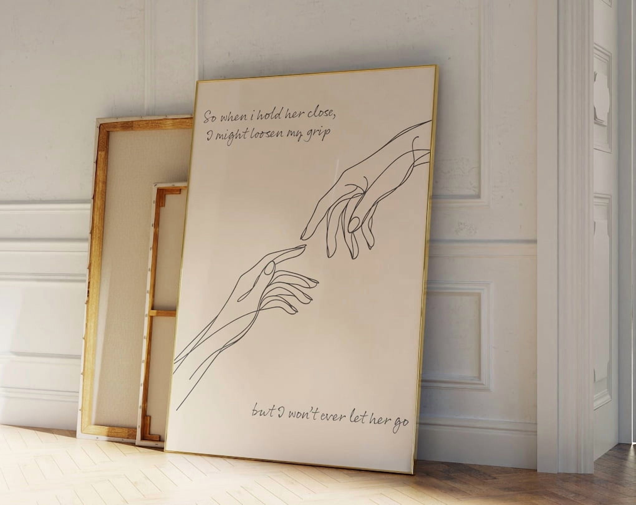Kna Prints - 1 Pc Poster Forever Digital Print Music Wall Art Line Art ...